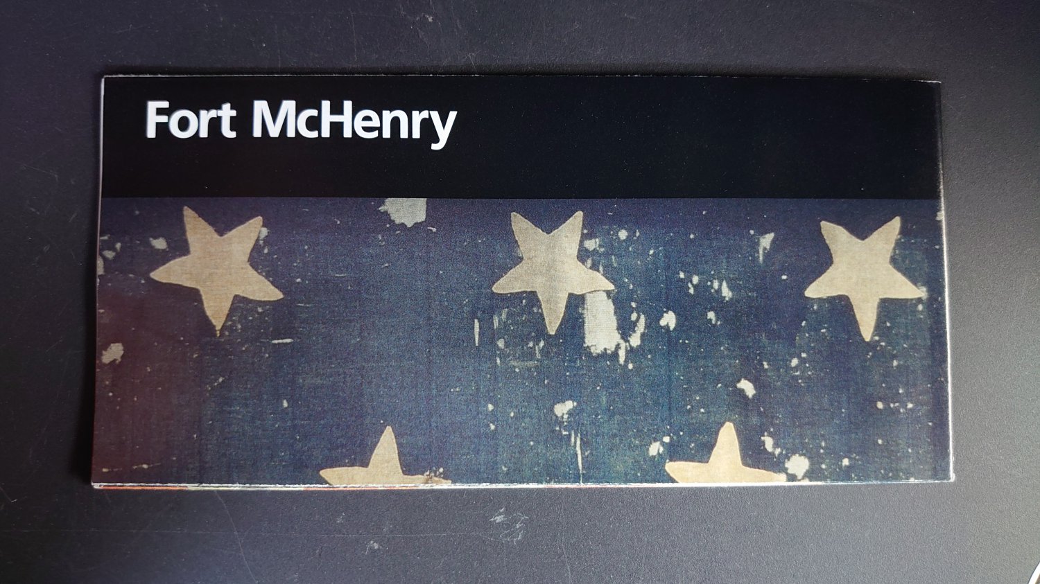 Official NPS Brochure Fort McHenry National Monument Information Map Guide