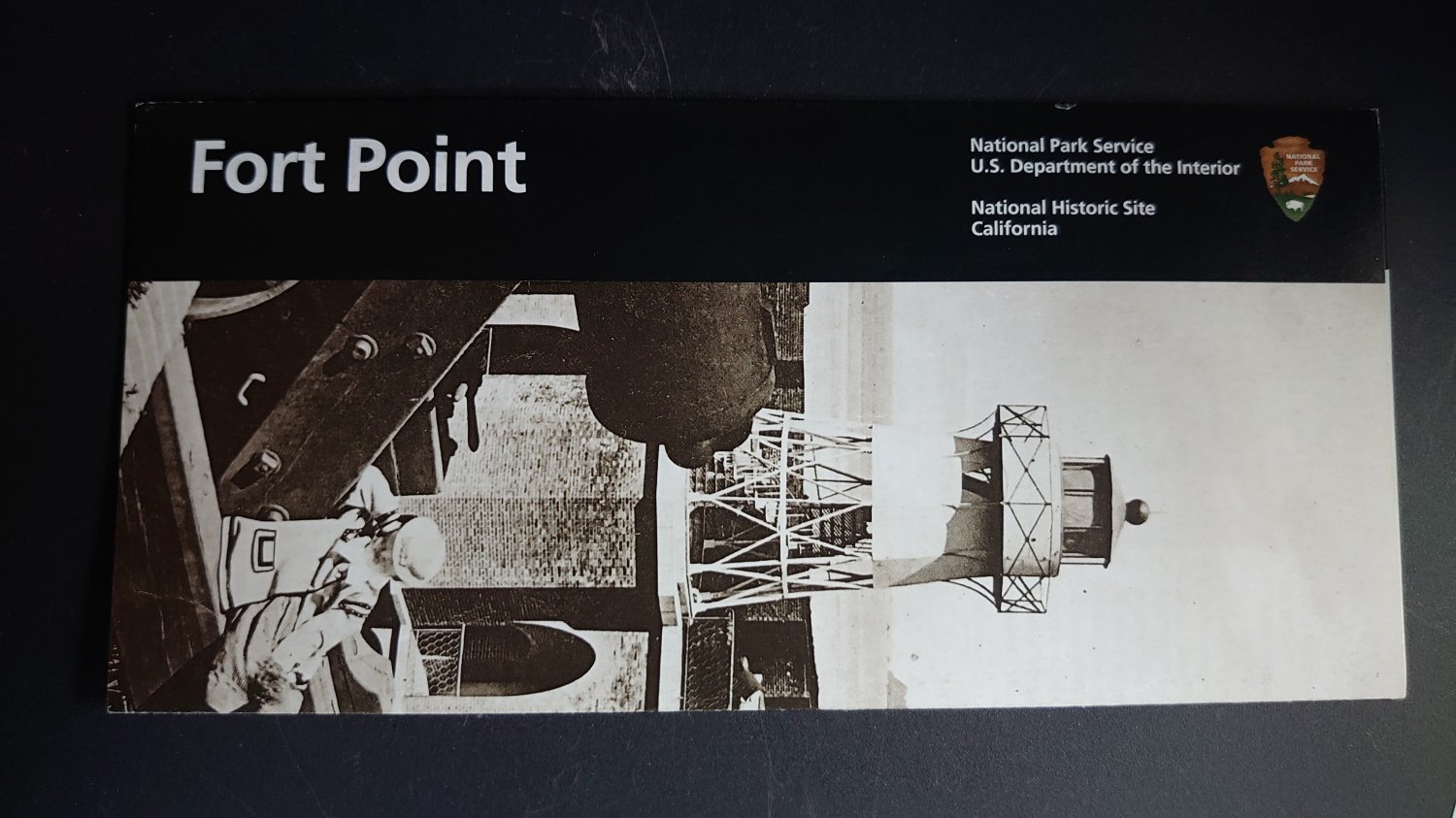 Official NPS Brochure Fort Point National Historic Site Information Map ...