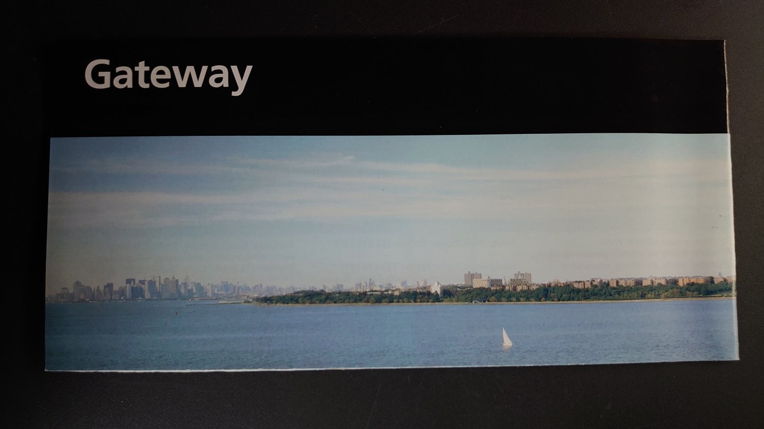 Official NPS Brochure Gateway National Recreation Area Information Map ...