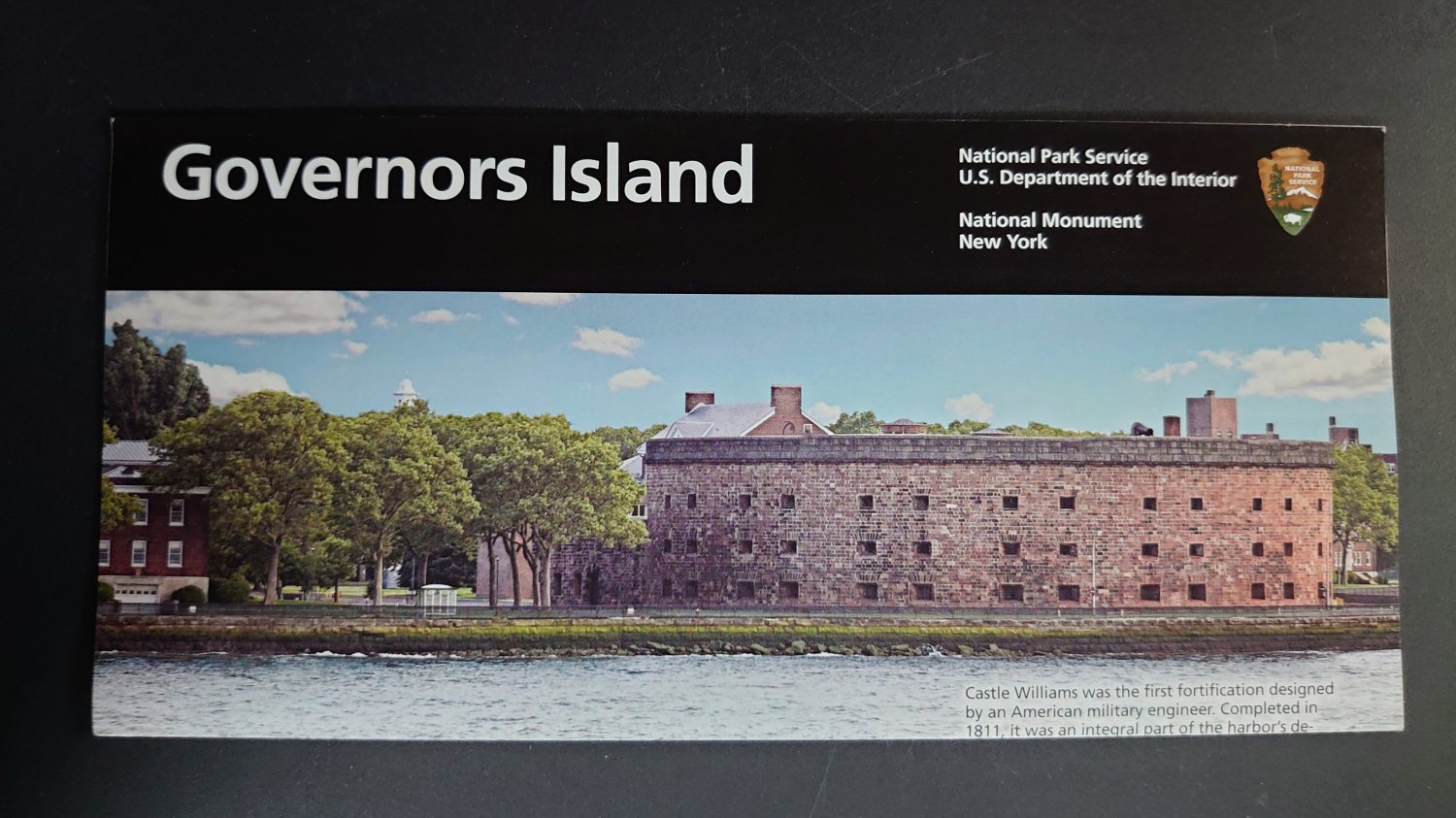 Official NPS Brochure Governors Island National Monument Information ...