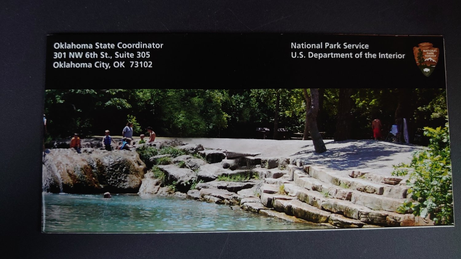 Official NPS Brochure National Park Service in Oklahoma Map & Guide