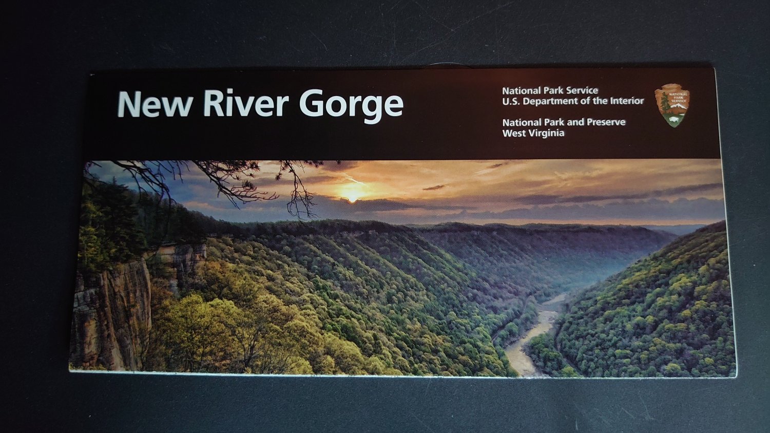 Official NPS Brochure New River Gorge National Park Information Map Guide