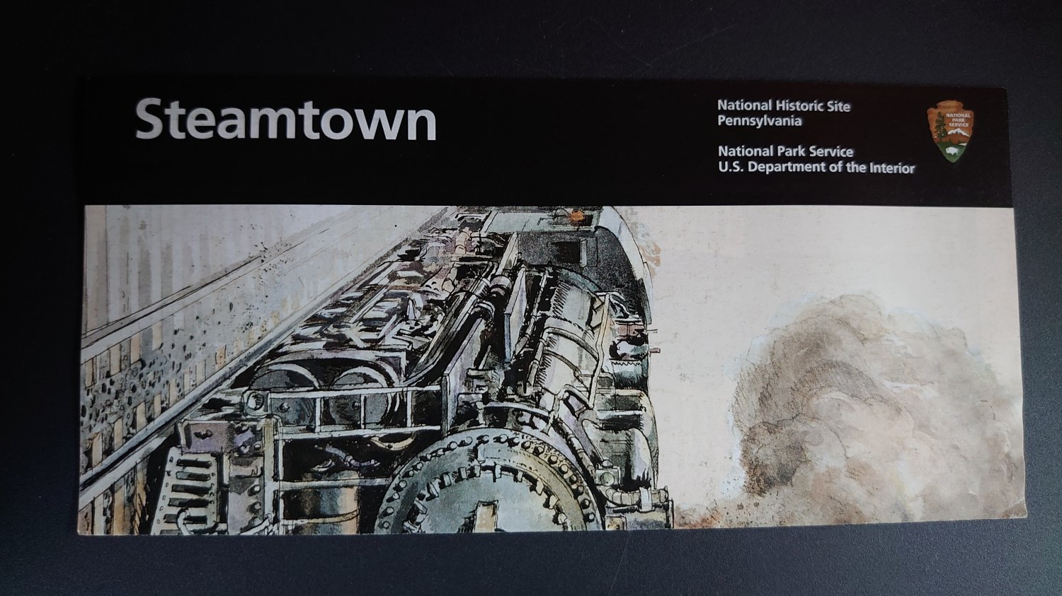 Official NPS Brochure Steamtown National Historic Site Map Guide