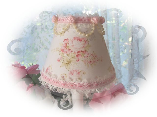 PINK ROSES Chandelier Shade Mary Rose PINKMini Lamp Shade