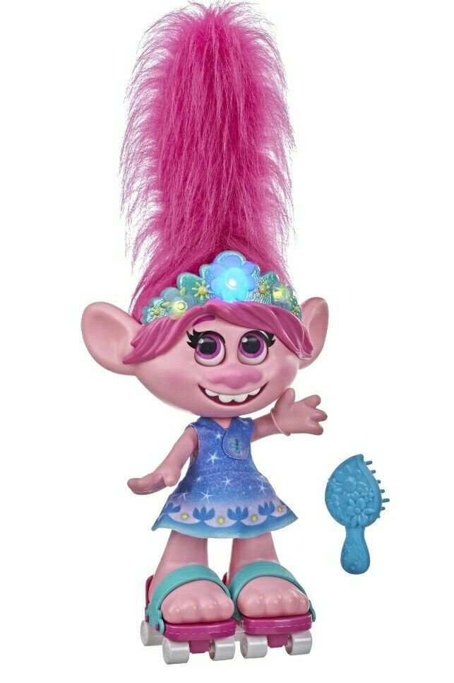 DreamWorks Trolls World Tour Dancing Hair Poppy Interactive Talking ...