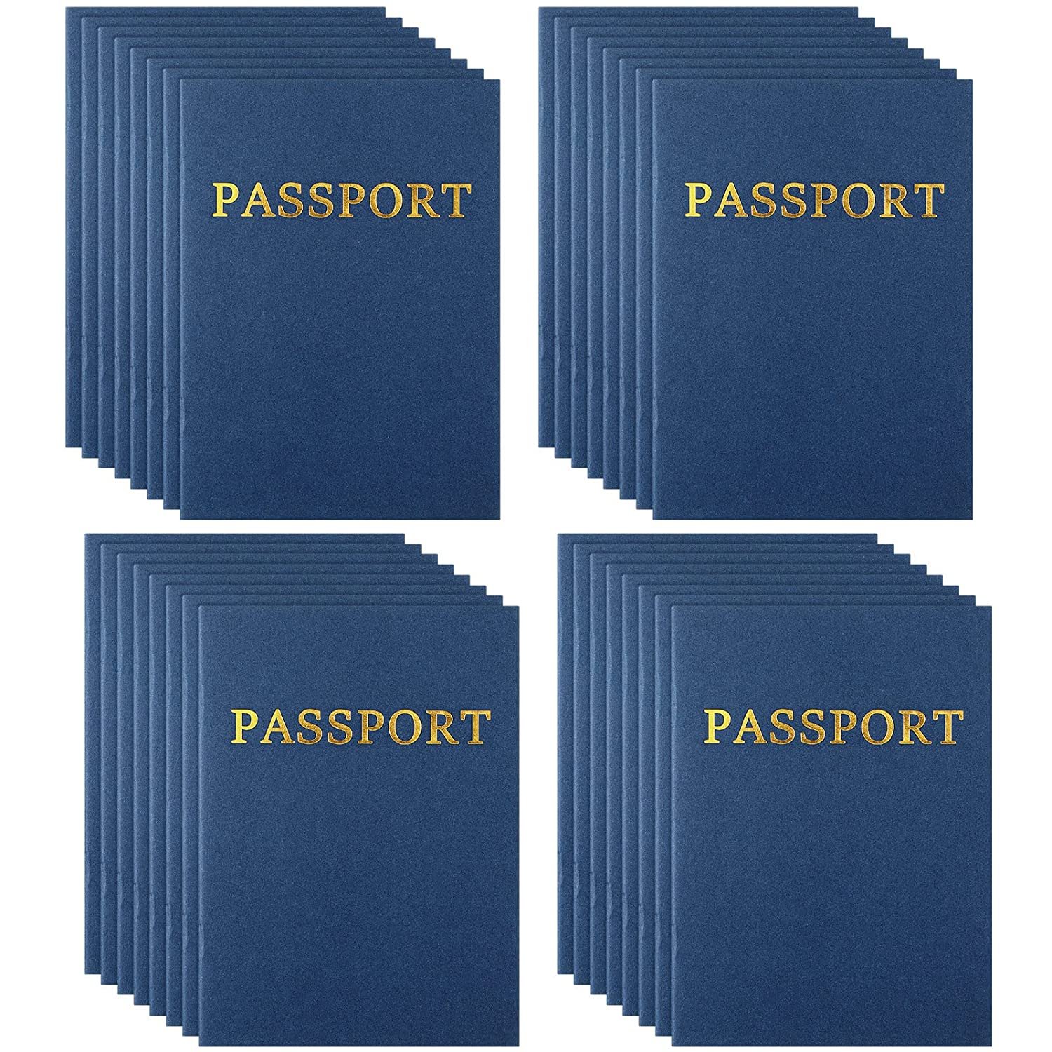 Blank Passport Notebook Bulk Play Passport Party Favors For Kids Fake ...