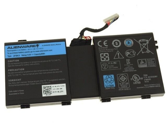 Dell 2F8K3 02F8K3 86Wh Laptop Battery for 17 18 17x 18x