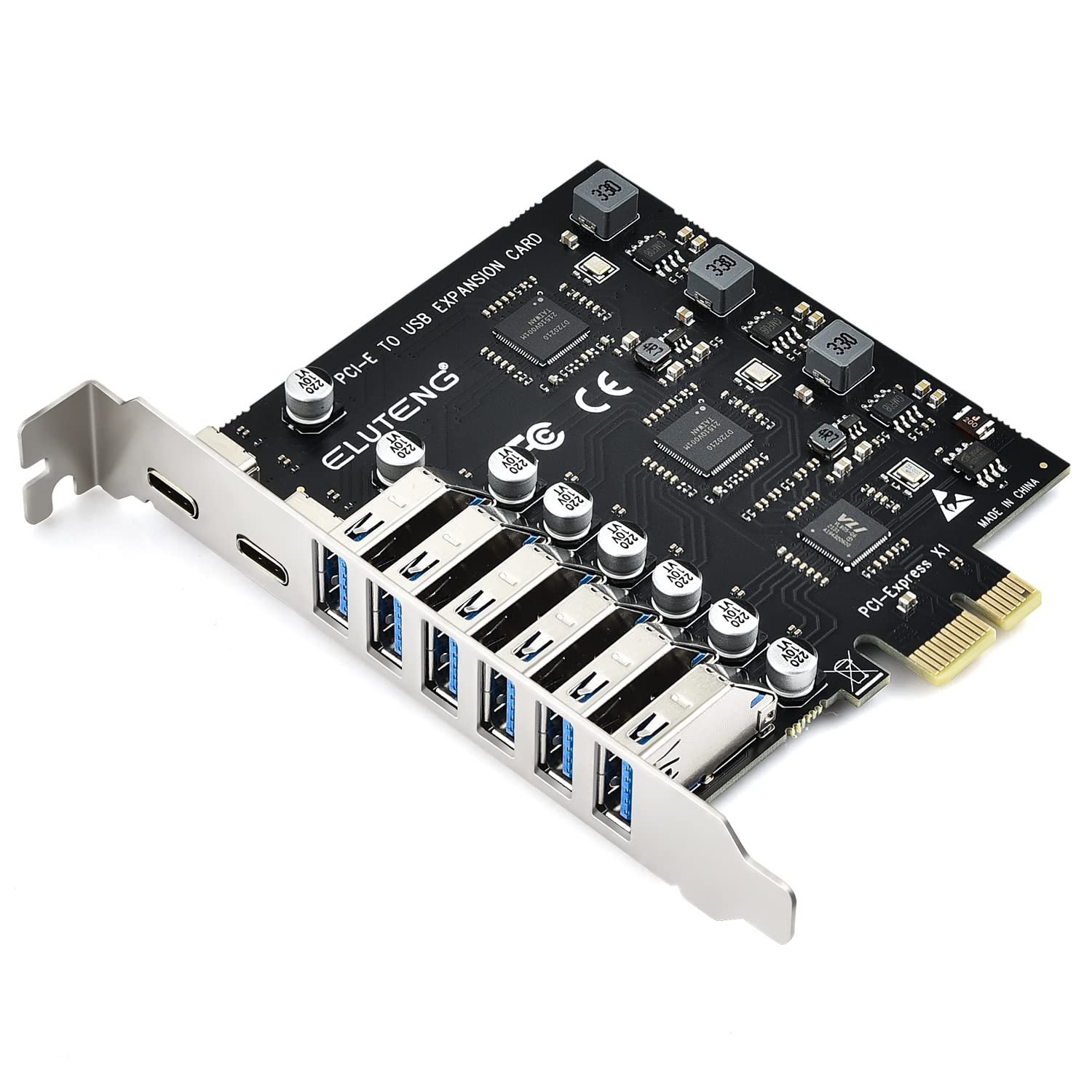 Pcie Usb 3.0 Card Pci Expree To Usb Expansion Card Super Speed 5Gbps ...
