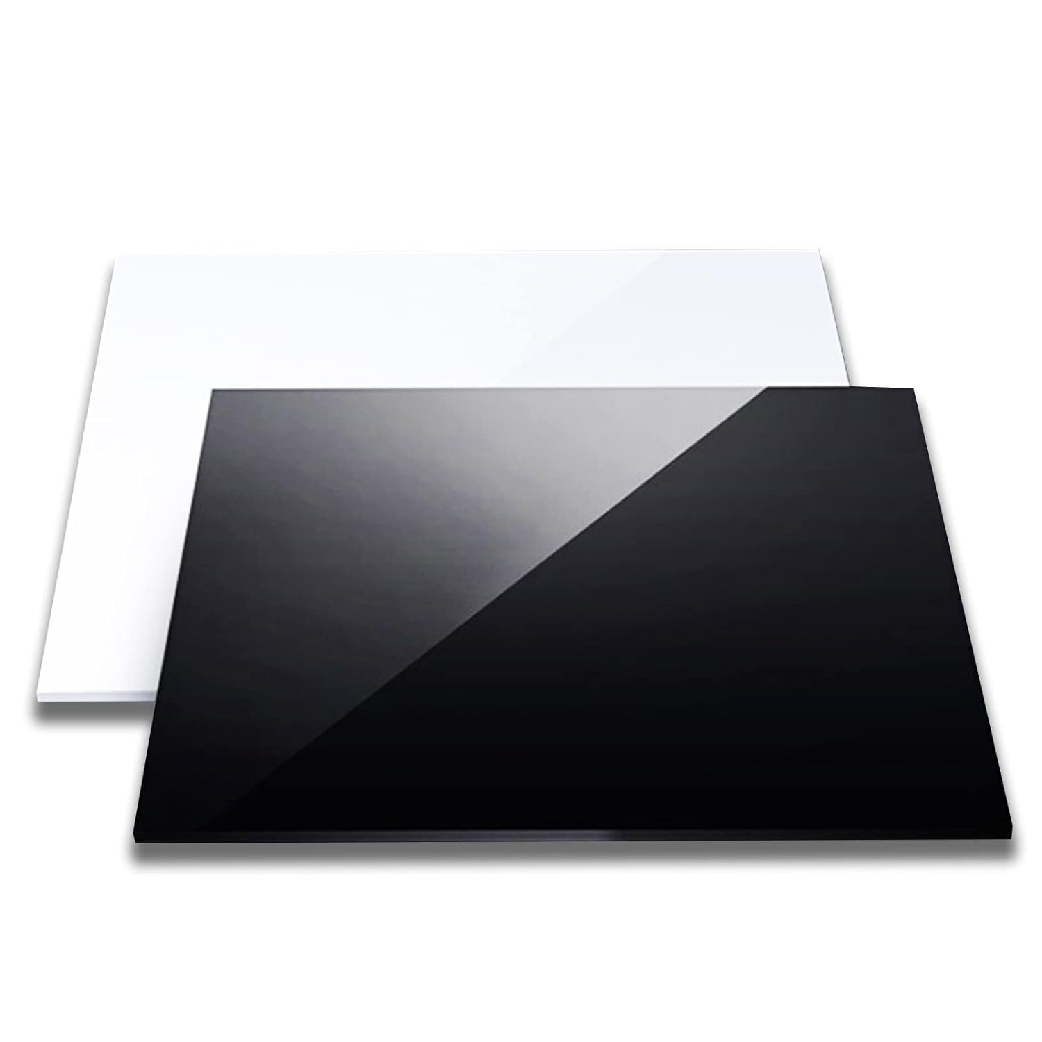 Acrylic Reflective Display Board For Product Photography, White & Black ...