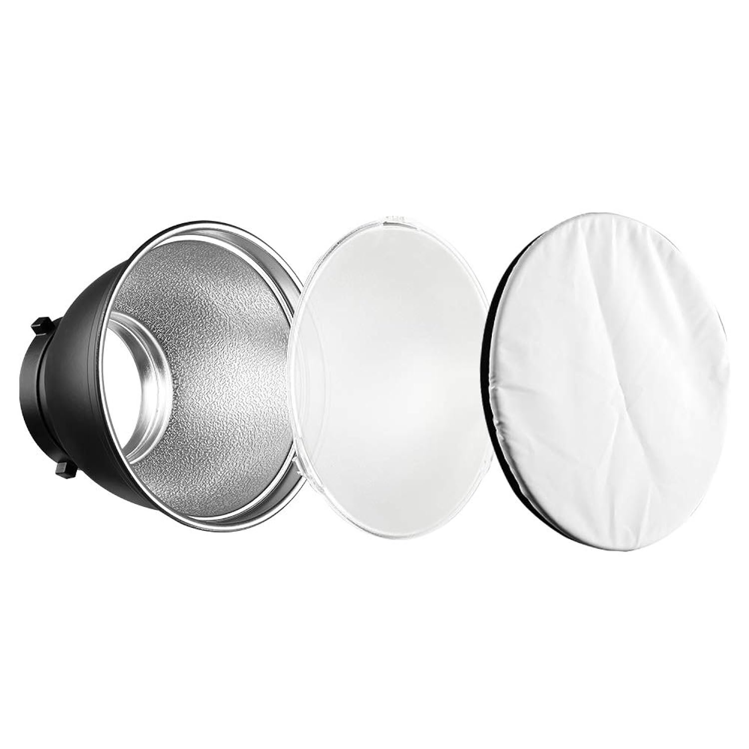 7" Standard Reflector Diffuser Lamp Shade Dish With White Soft Cloth ...