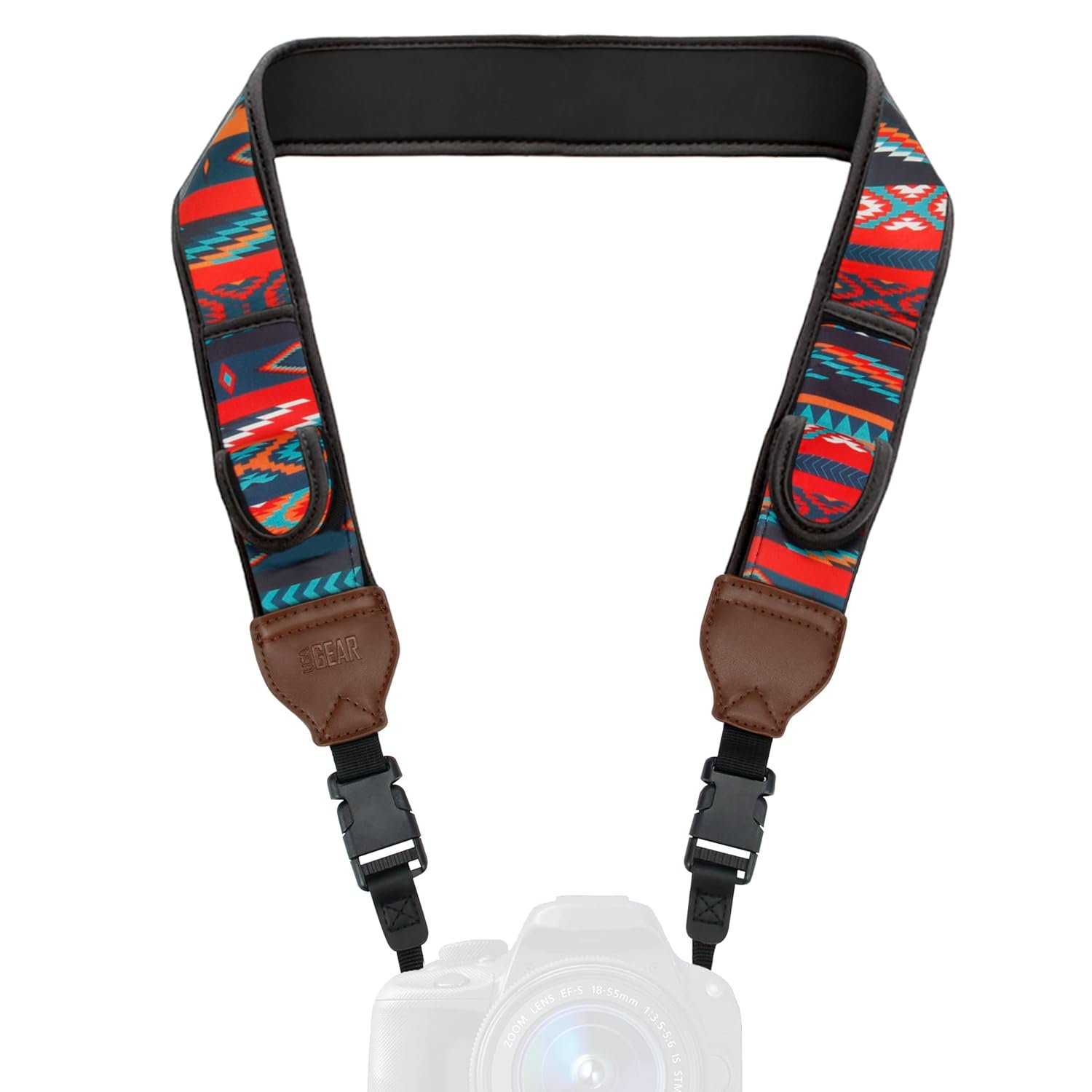USA Gear TrueSHOT Neck Strap Neoprene Camera Straps - Padded Camera ...
