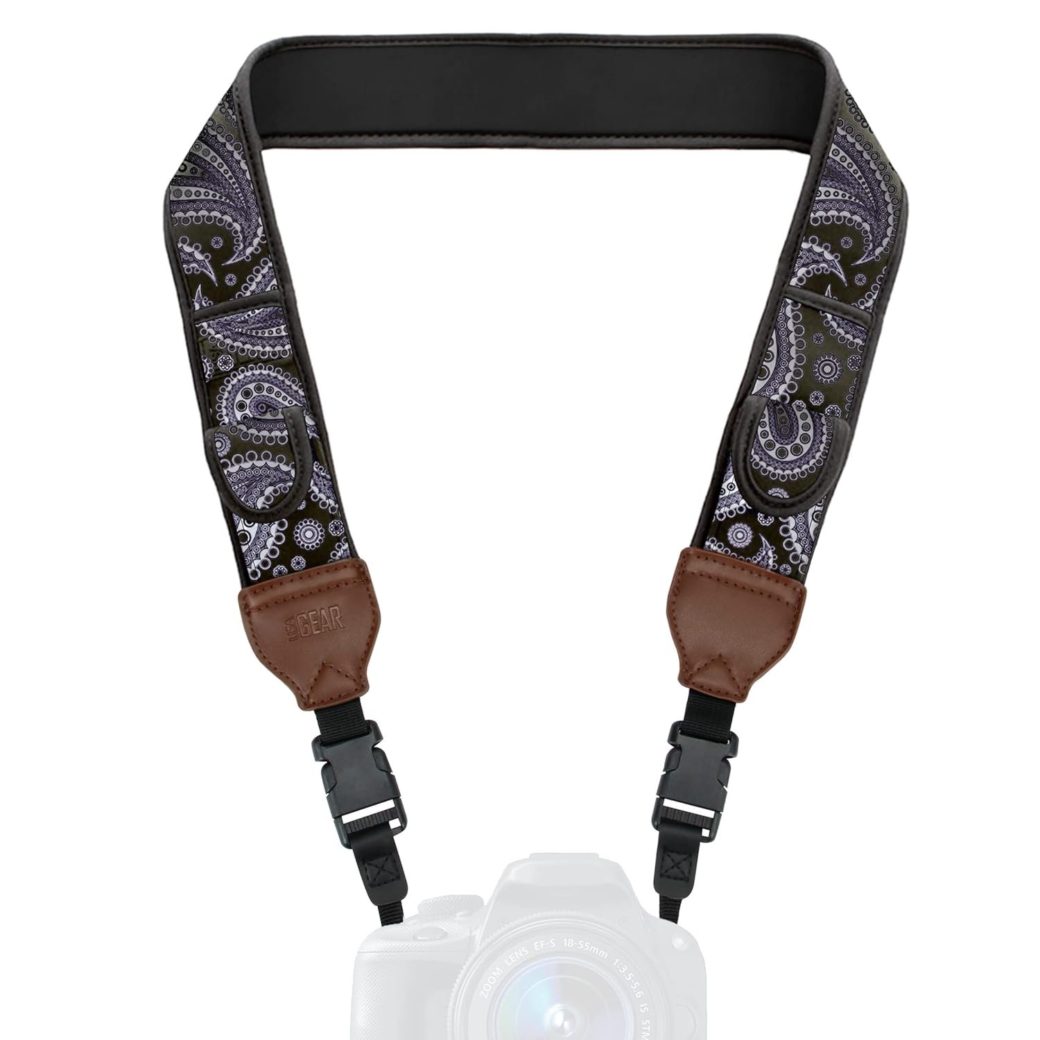 USA Gear TrueSHOT Neck Strap Neoprene Camera Straps - Padded Camera ...