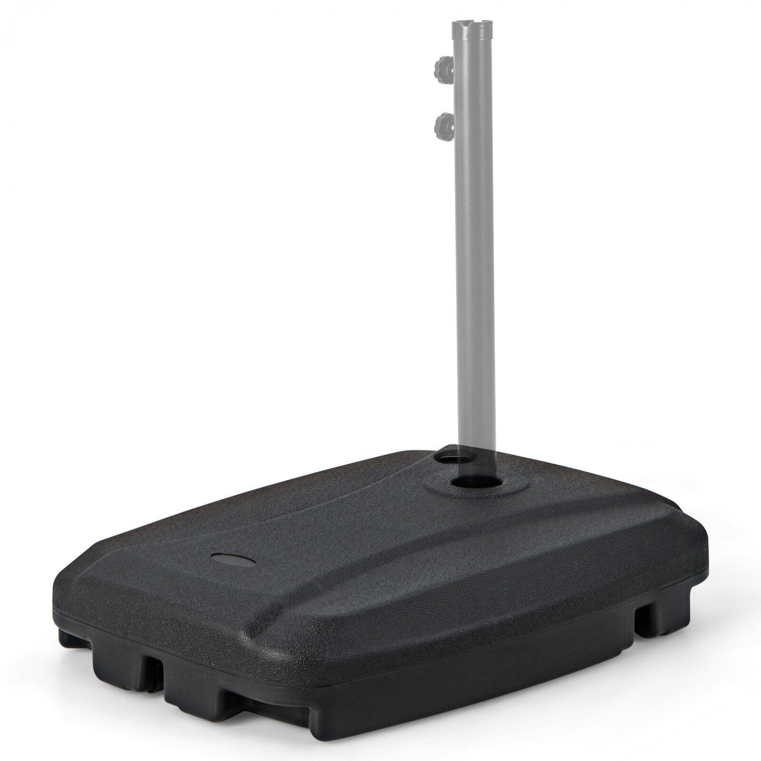 Patio Cantilever Offset Umbrella Base Stand Heavy Duty Cross Base ...