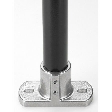 Hollaender 46-7 Structural Pipe Fitting Rectangular Flange Aluminum 1.25 In