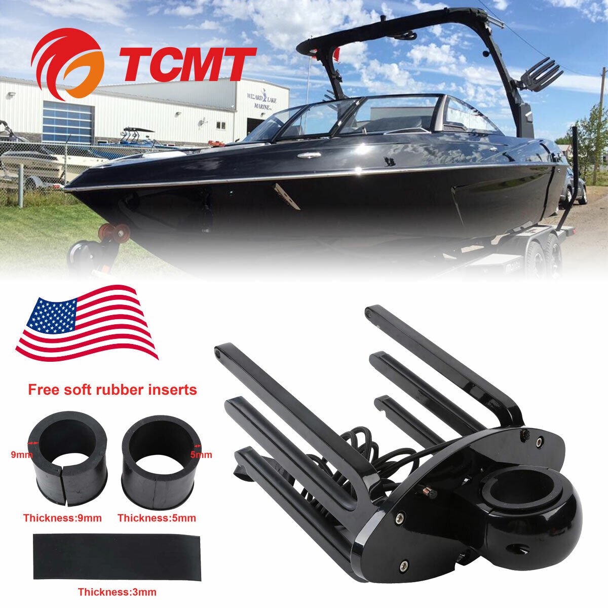 Aluminum Cnc Wakeboard Tower Boat Board Rack-Wake Board Holder Bracket ...