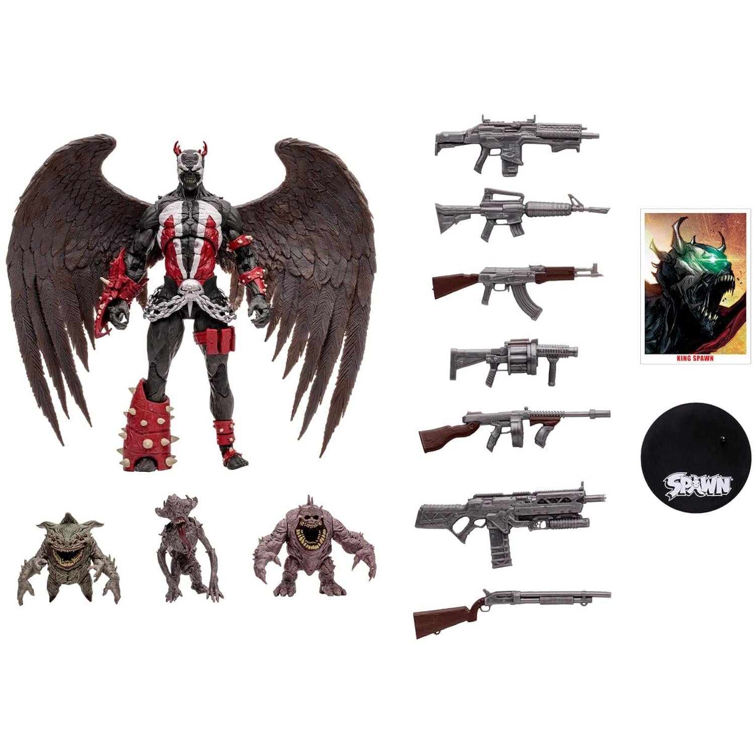 McFarlane Toys - King Spawn & Demon Minions 7in Action Figure