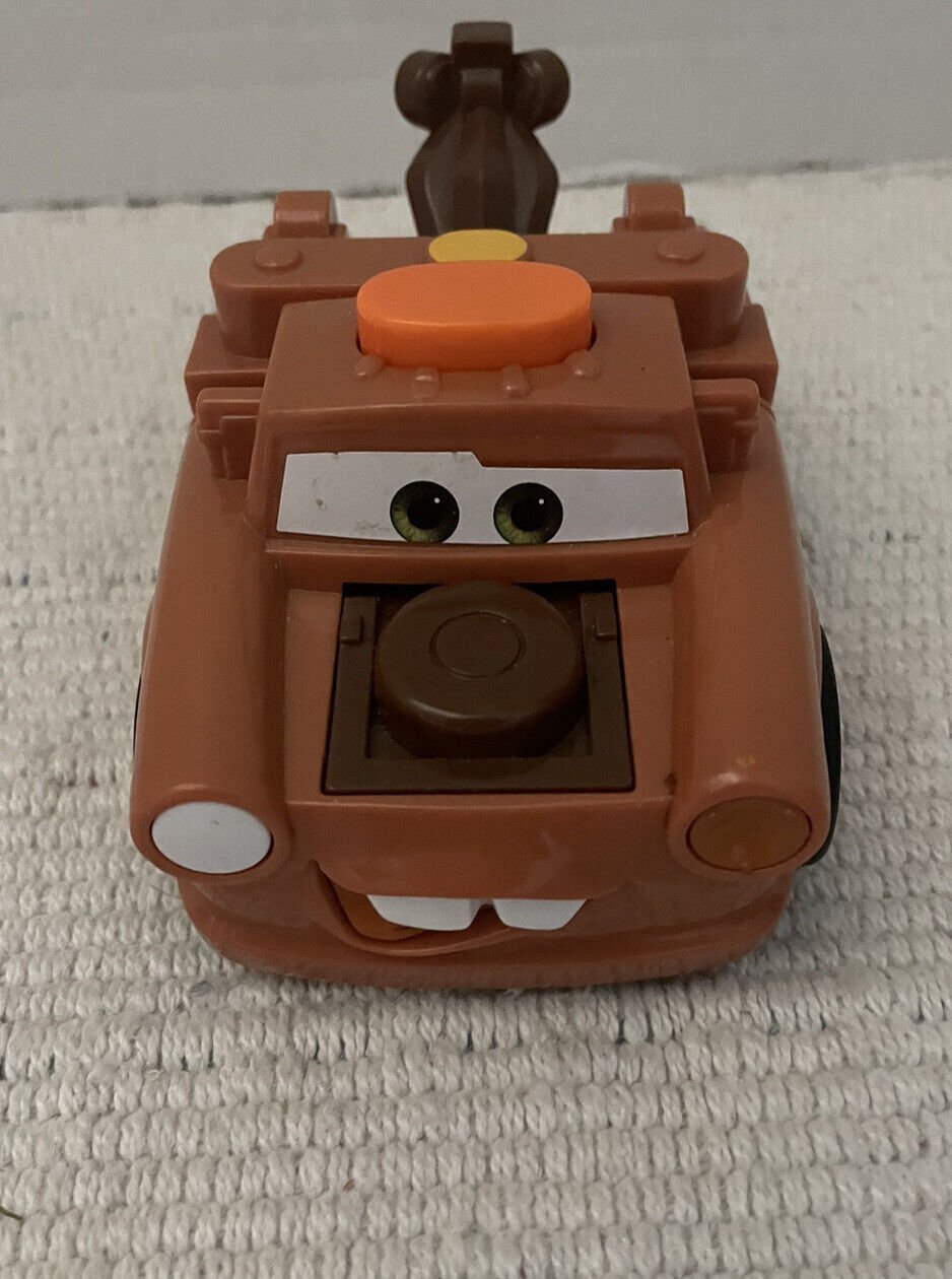 Disney Pixar Cars TOW MATER Tow Truck Talking Flashlight Fisher Price ...
