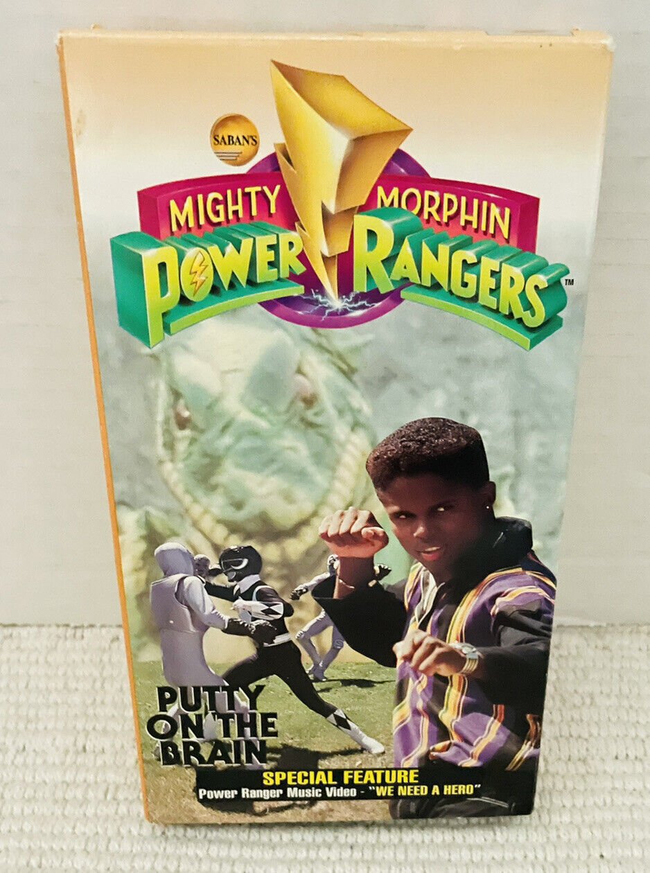 Mighty Morphin Power Rangers - Putty on the Brain (VHS, 1994)