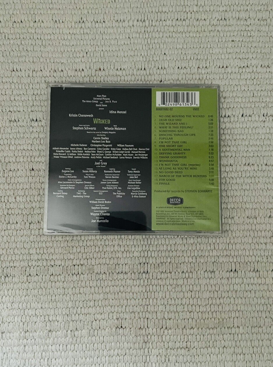 Wicked - "Original Broadway Cast Recording" - ( CD - Decca Records ...