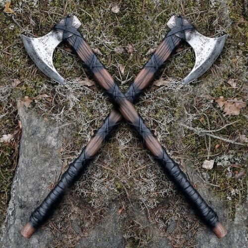 King Ragnar Lothbrok Axe, Hand Forged Viking Axes Wall Hanging Vikings ...