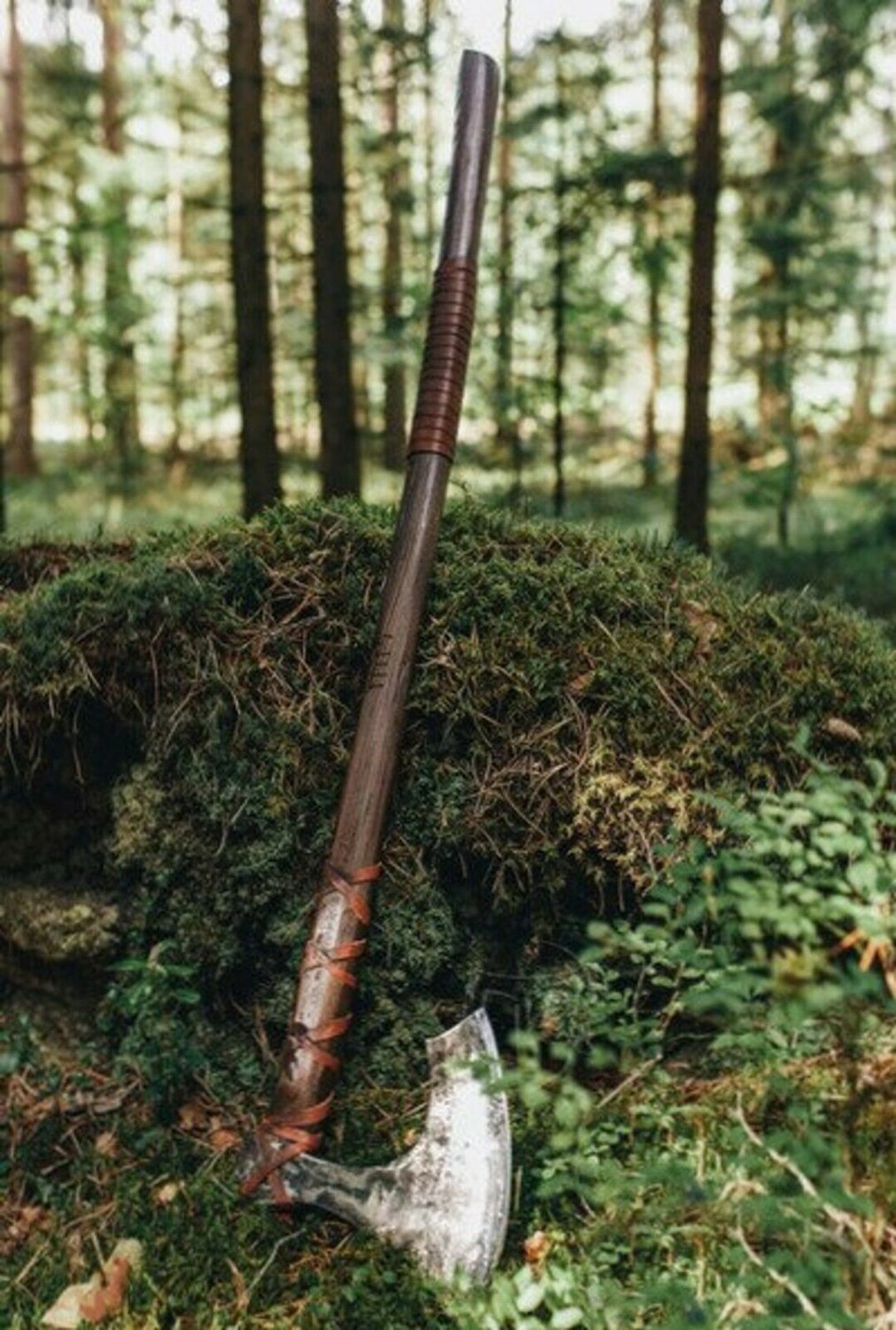 Hand forged Two Handed Berserker Axe, Norse Battle Axe Scandinavian ...