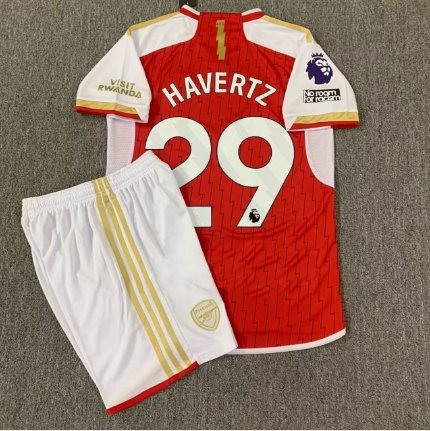 Arsenal HAVERTZ 2023 2024 Jersey Kids Home Children Soccer Shirt youth ...