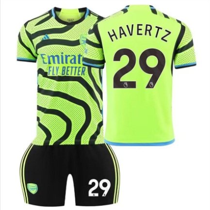 Arsenal HAVERTZ 2324 Jersey Kids Away Children Soccer Shirt youth ...