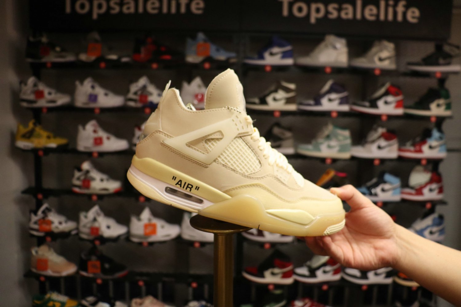 Nike Air Jordan 4 Retro Off-White Sail (Women's)_4