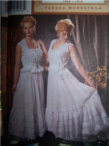 Simplicity Sewing Pattern 5905 Corset & Walking Slip Sizes 6-12 Vintage ...