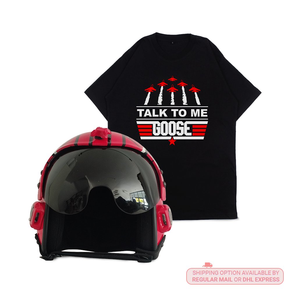 TOP GUN GOOSE HGU-33 FLIGHT HELMET MOVIE PROP PILOT AVIATOR USN NAVY+ T ...