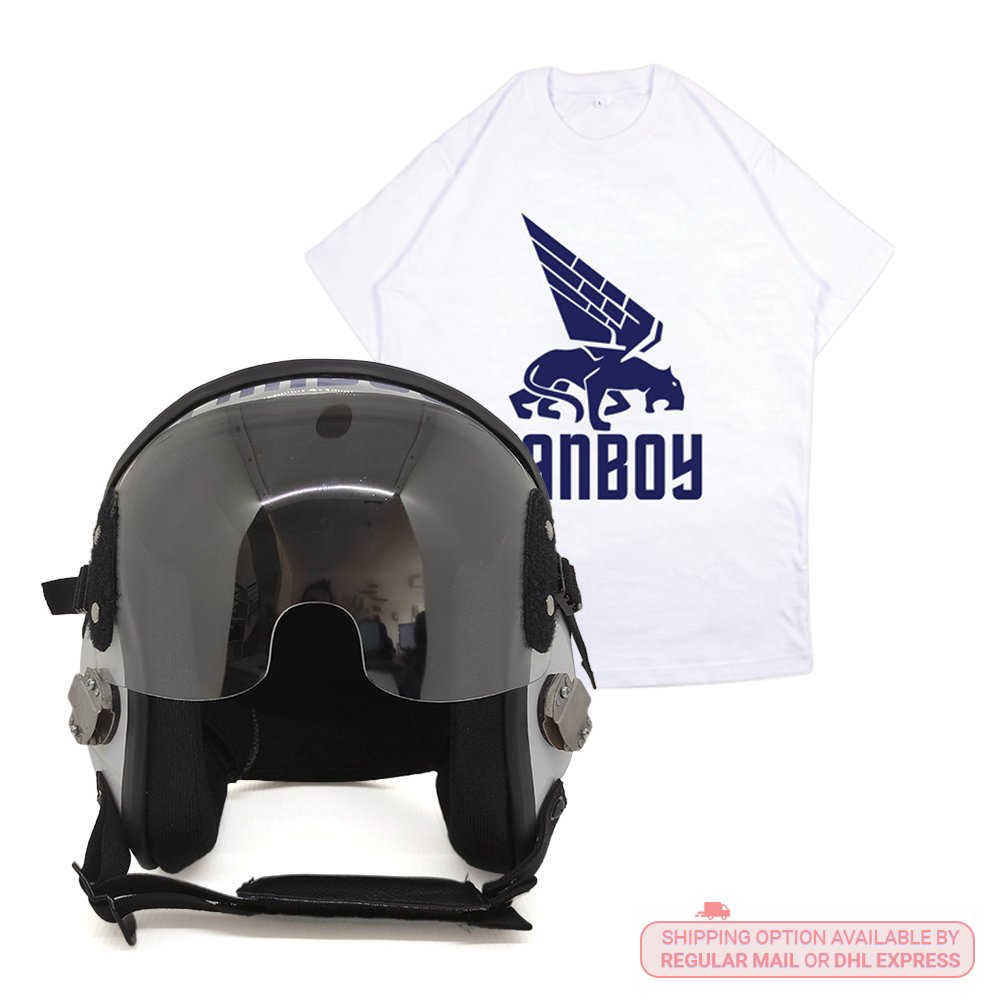 HGU-55 TOP GUN FANBOY FLIGHT HELMET MOVIE PROP OF US NAVY PILOT AVIATOR ...