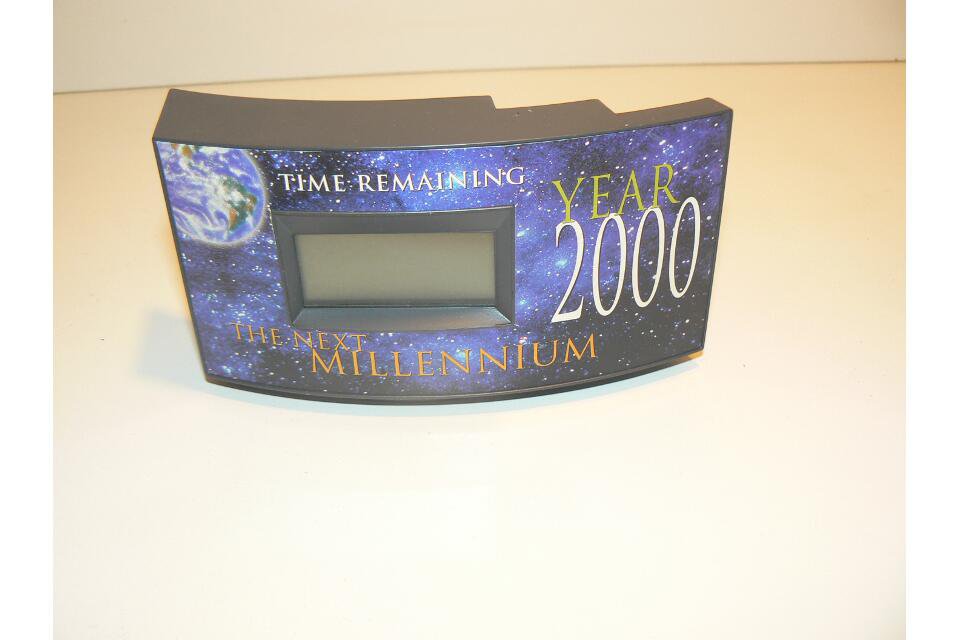 Vintage Year 2000 Millennium Digital Countdown Clock Non working time ...