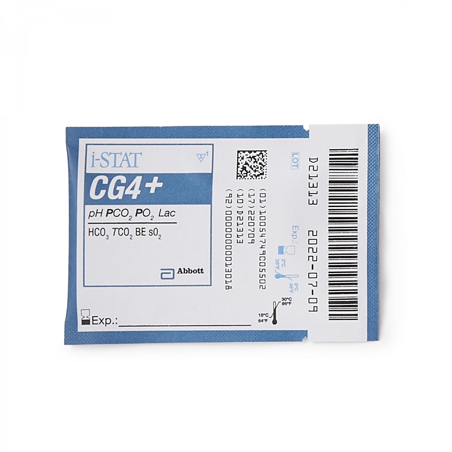 Reagent i-STAT CG4+ Blood Gas Lactate 25 Tests | 03P8551