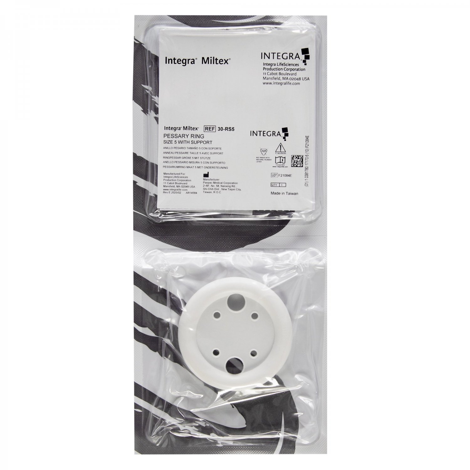 Pessary Integra Miltex Ring Size 5 w/support, 1 count | 30-RS5