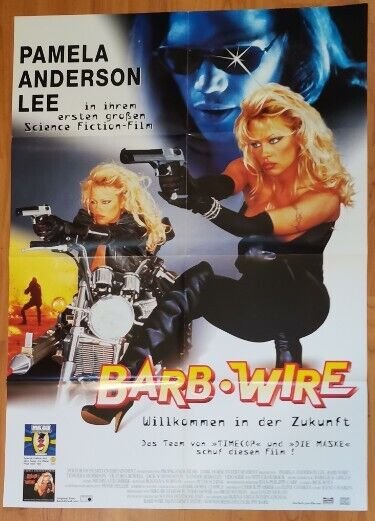 Barb Wire, Pamela Anderson, Movie Theatre Poster 1996
