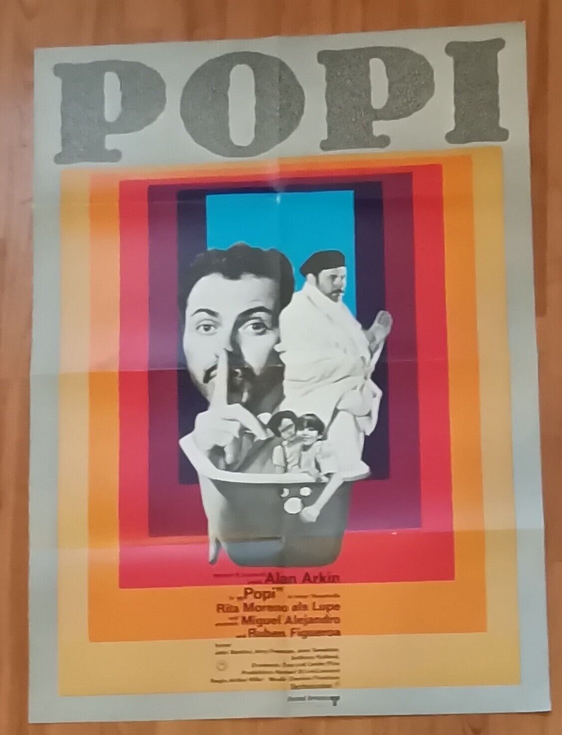 Popi, Alan Arkin, Rita Moreno, Cinema Poster, 1969
