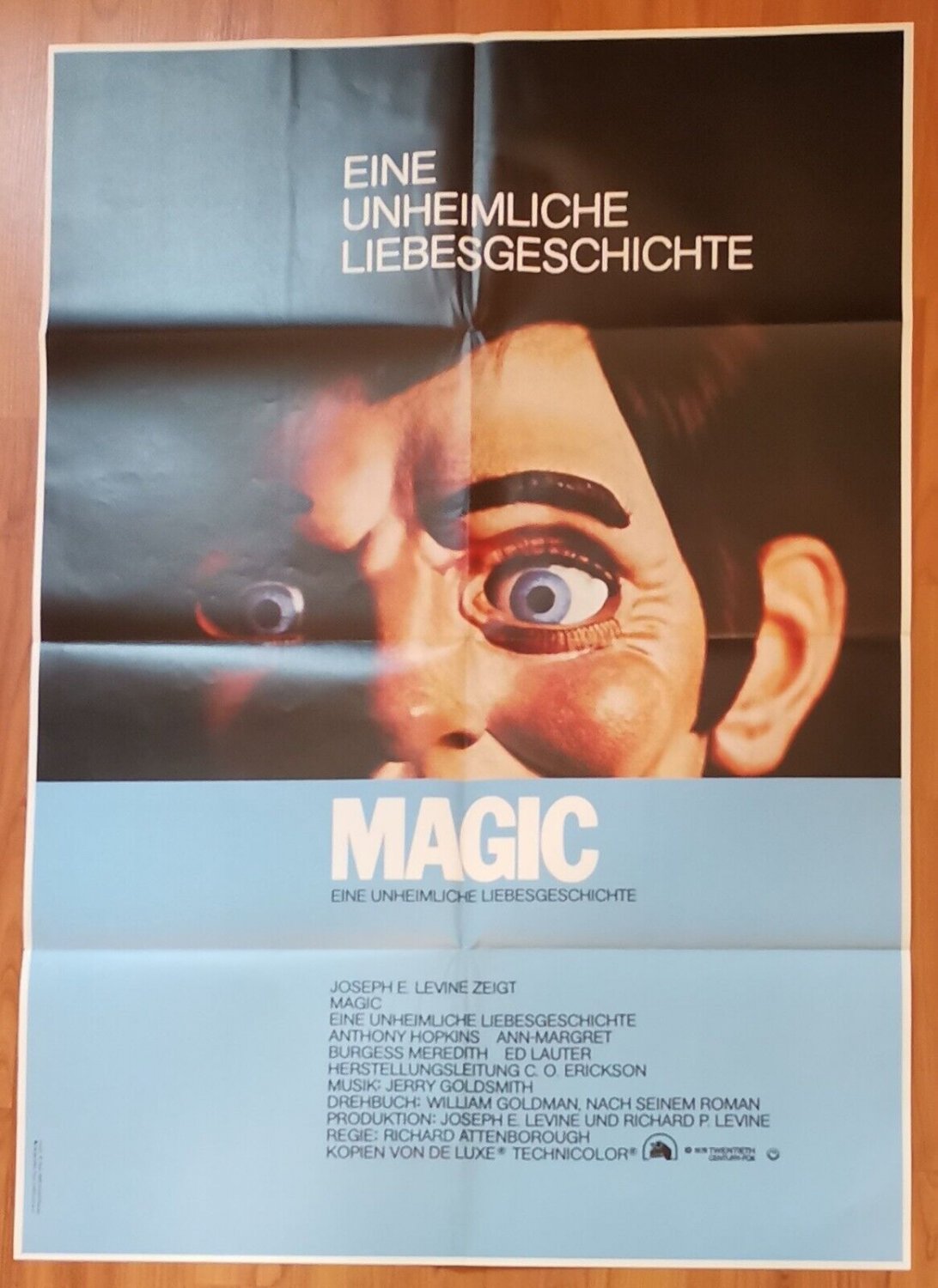 Magic, Anthony Hopkins, Ann-Margret, Original Movie Poster 1978