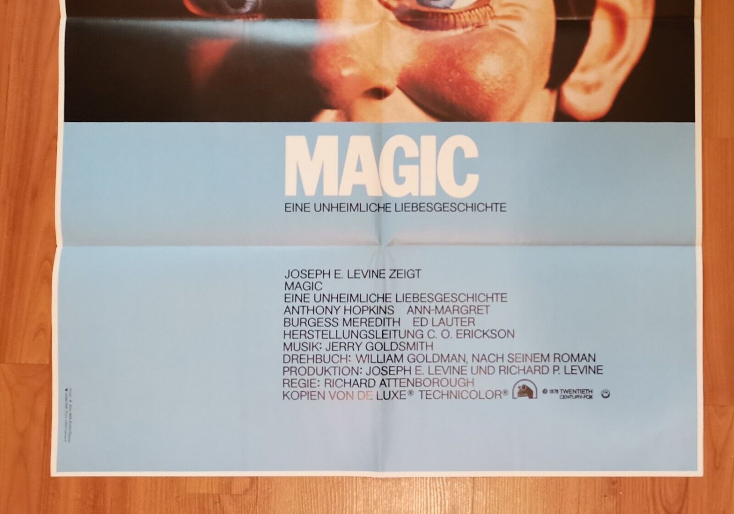 Magic, Anthony Hopkins, Ann-Margret, Original Movie Poster 1978