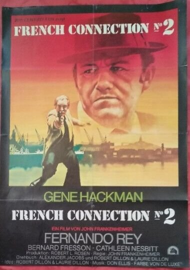 French Connection II, Gene Hackman, Fernando Rey, Original Cinema ...