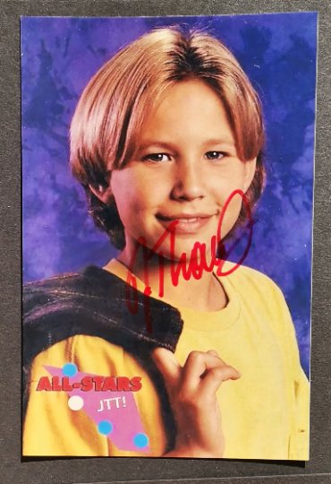 Jonathan Taylor Thomas, Tom and Huck, Original Autograph Signed in Person