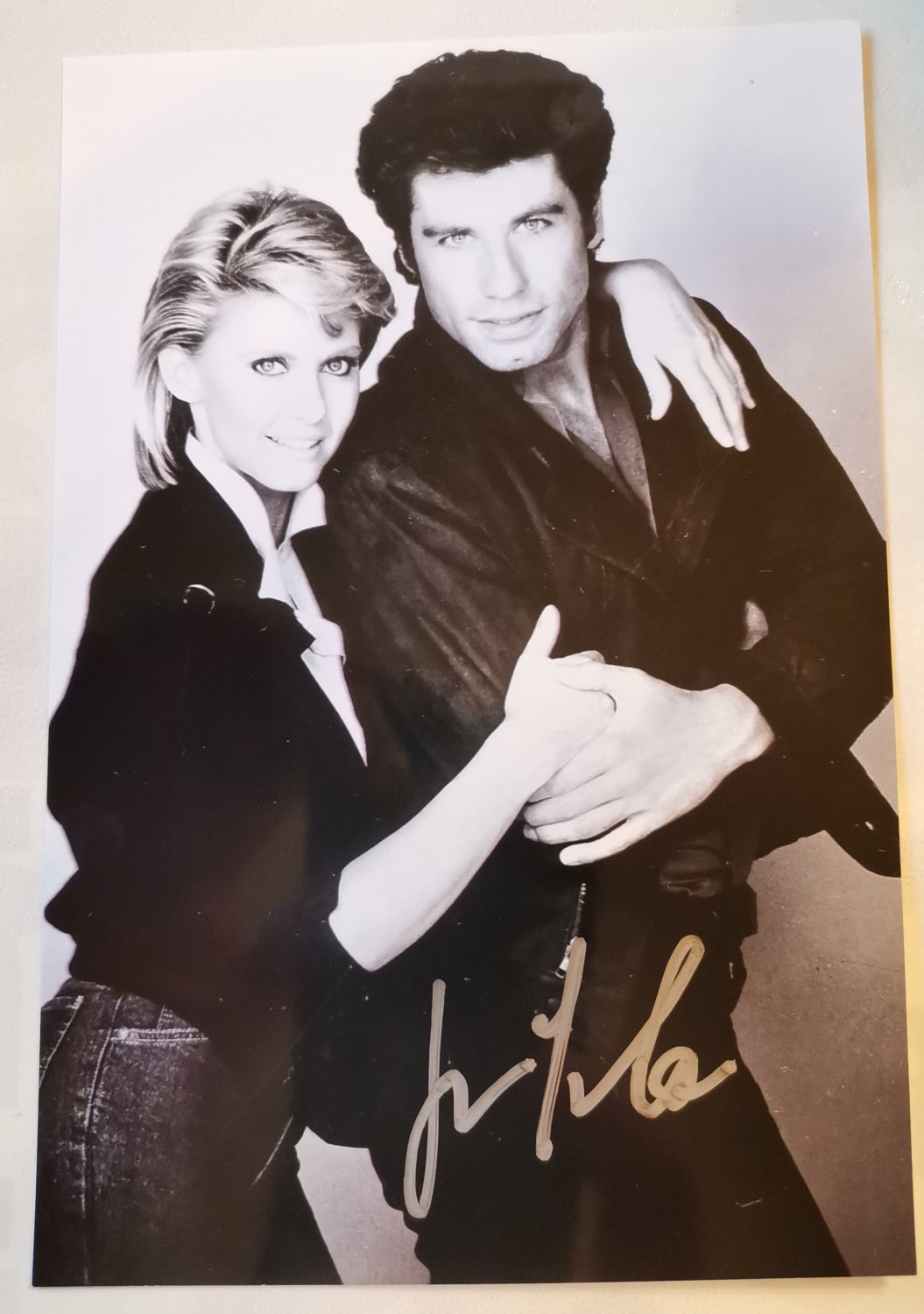 John Travolta, Grease, Signed Autograph Photo