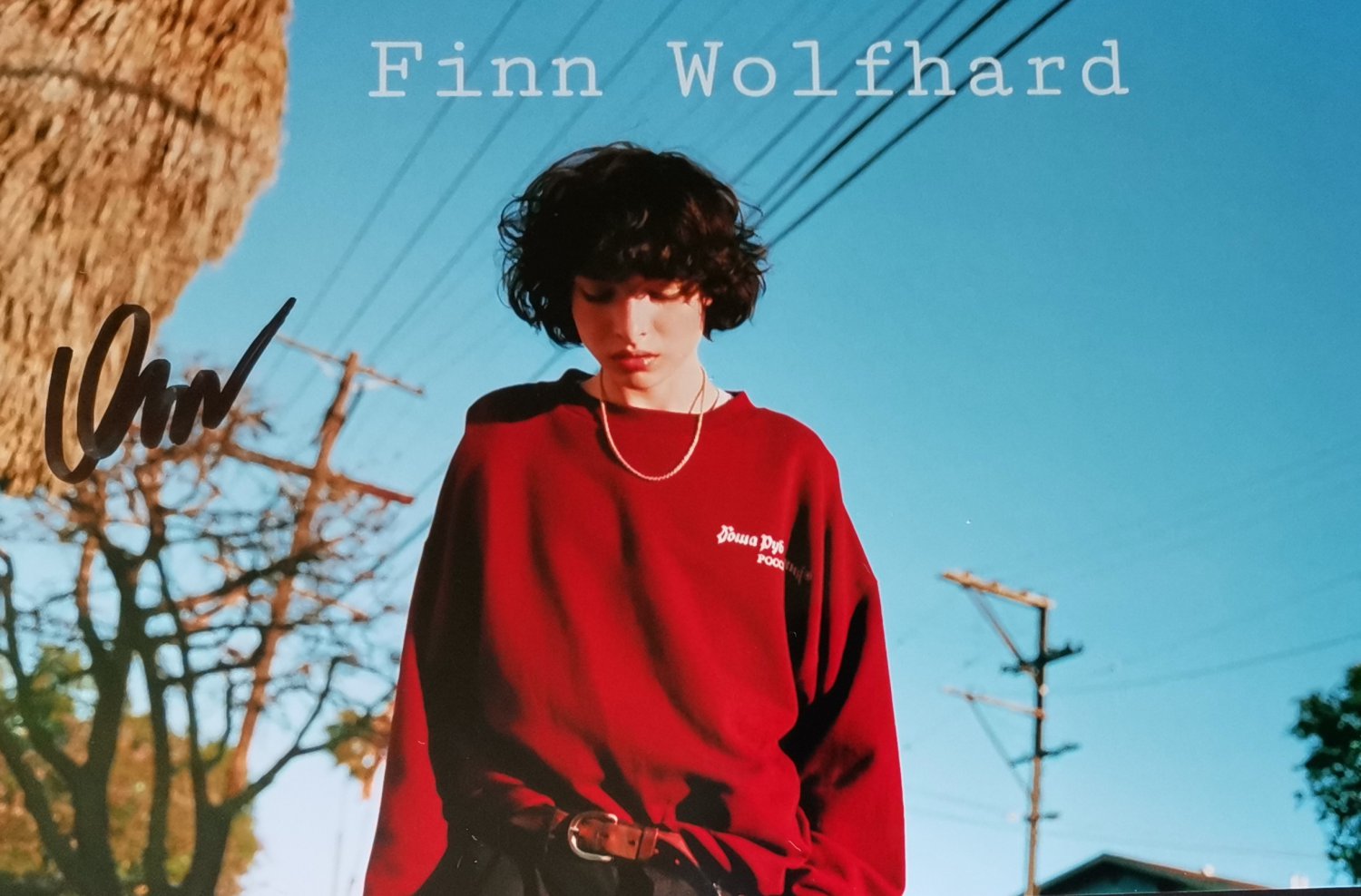 Finn Wolfhard, Ghostbusters Afterlife, Signed Autograph Photo Finn Wolfhard, Ghostbusters Afterlife, Signed Autograph Photo