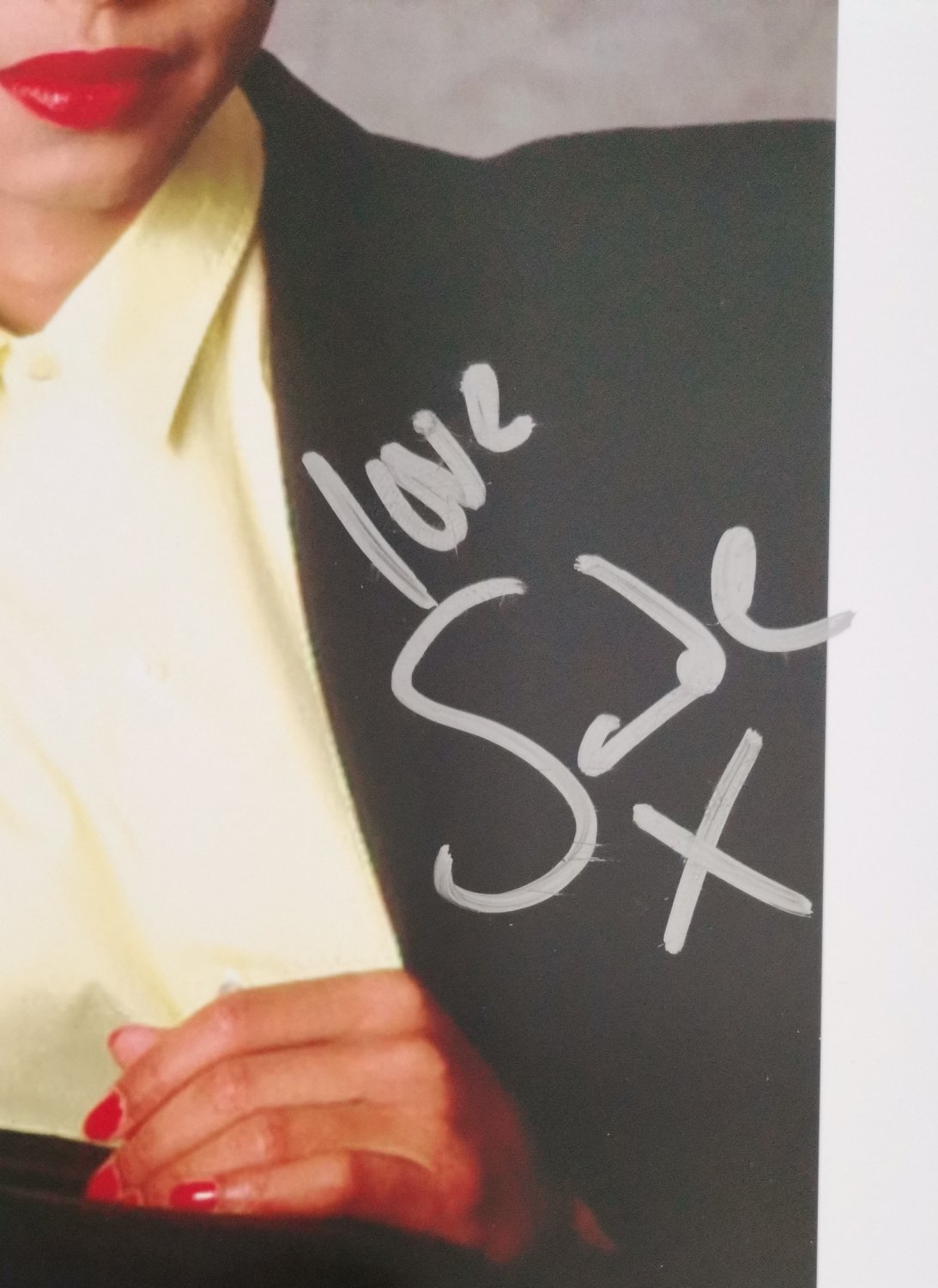 Sade Adu, Signed Autograph Photo