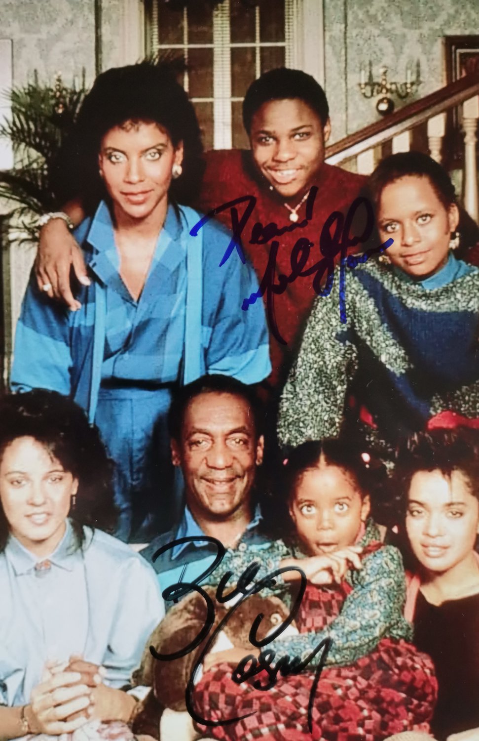 Bill Cosby and Malcolm-Jamal Warner Signed autographed 6x4 Photo