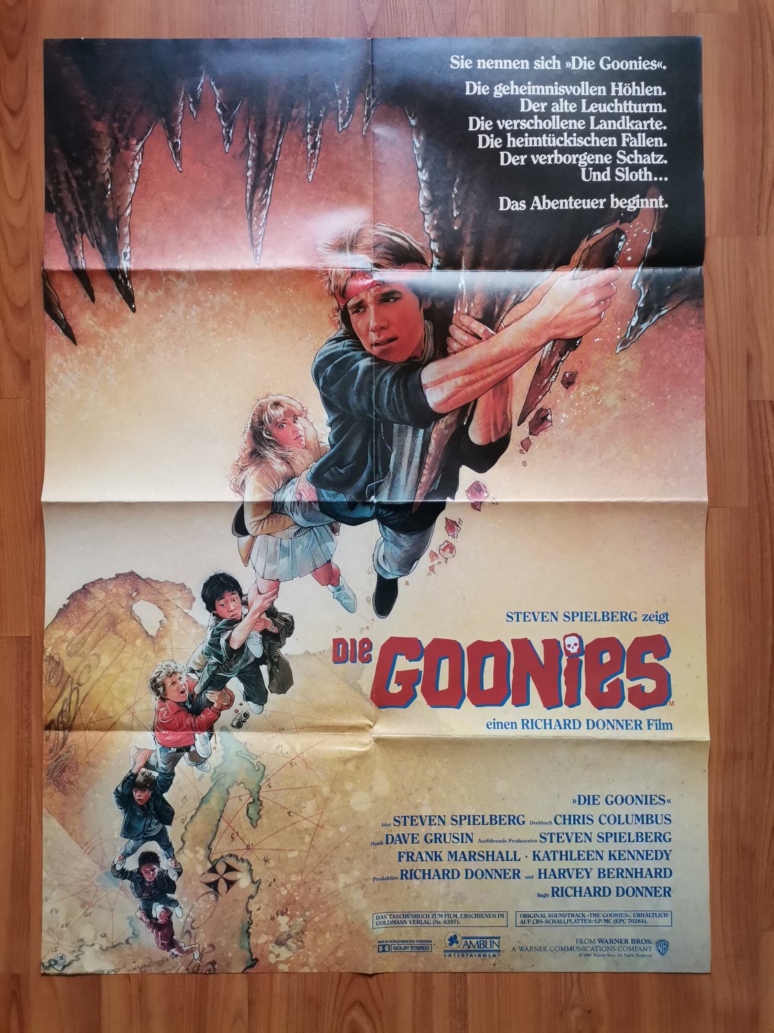 The Goonies, Original Movie Poster 1985, Sean Astin, Josh Brolin