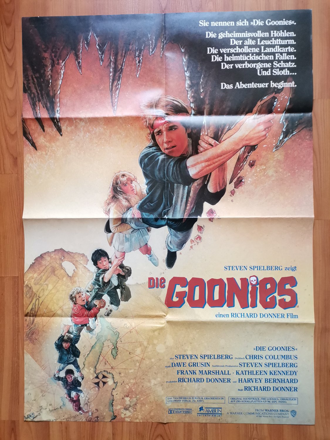 The Goonies, Original Movie Poster 1985, Sean Astin, Josh Brolin