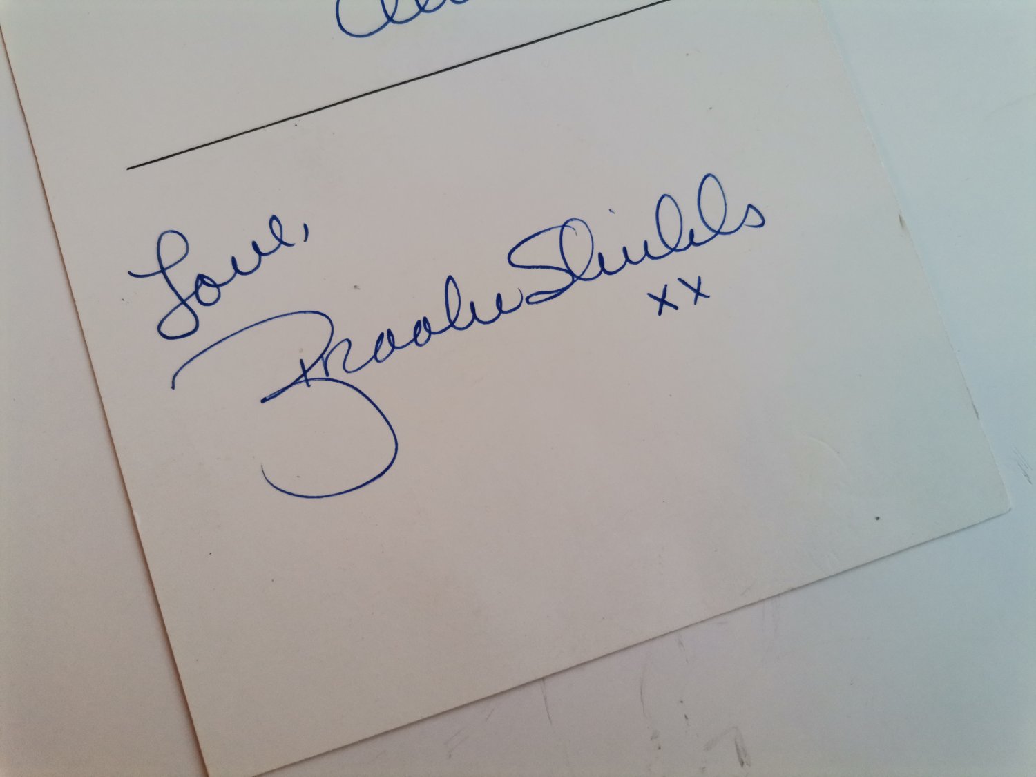 Brooke Shields, Blue Lagoon, Signed Autograph Photo 6x4