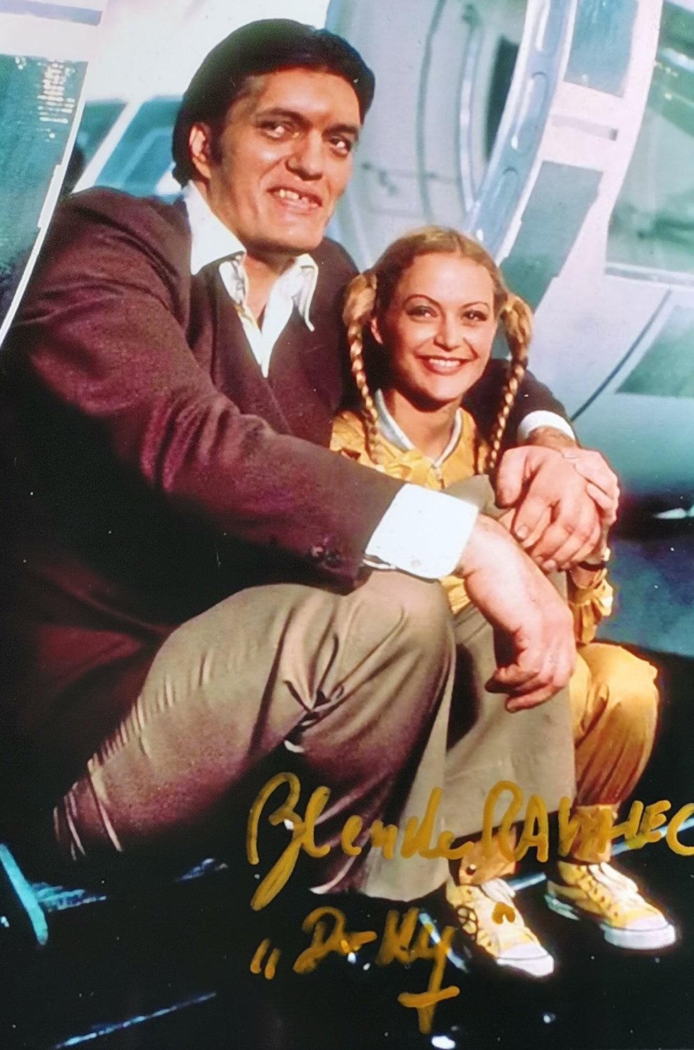 Blanche Ravalec: Dolly - Jaws' Girlfriend in Moonraker 1979, Signed ...