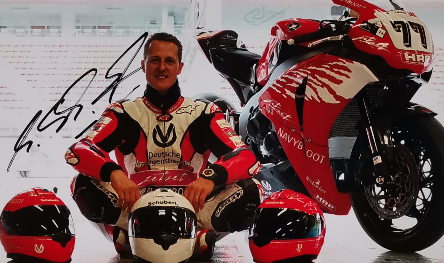 Michael Schumacher, Formula 1, Signed Autographed 6x4 Photo, vintage 90s