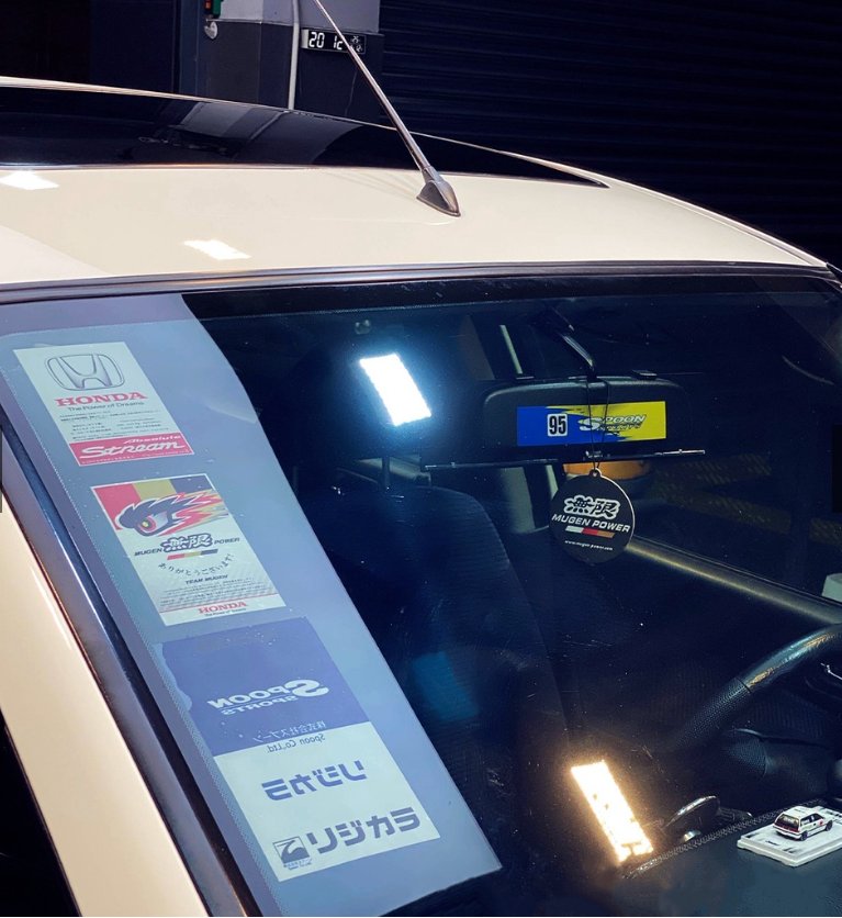 JDM Car Windshield Electrostatic Sticker Japanese Style Modified ...